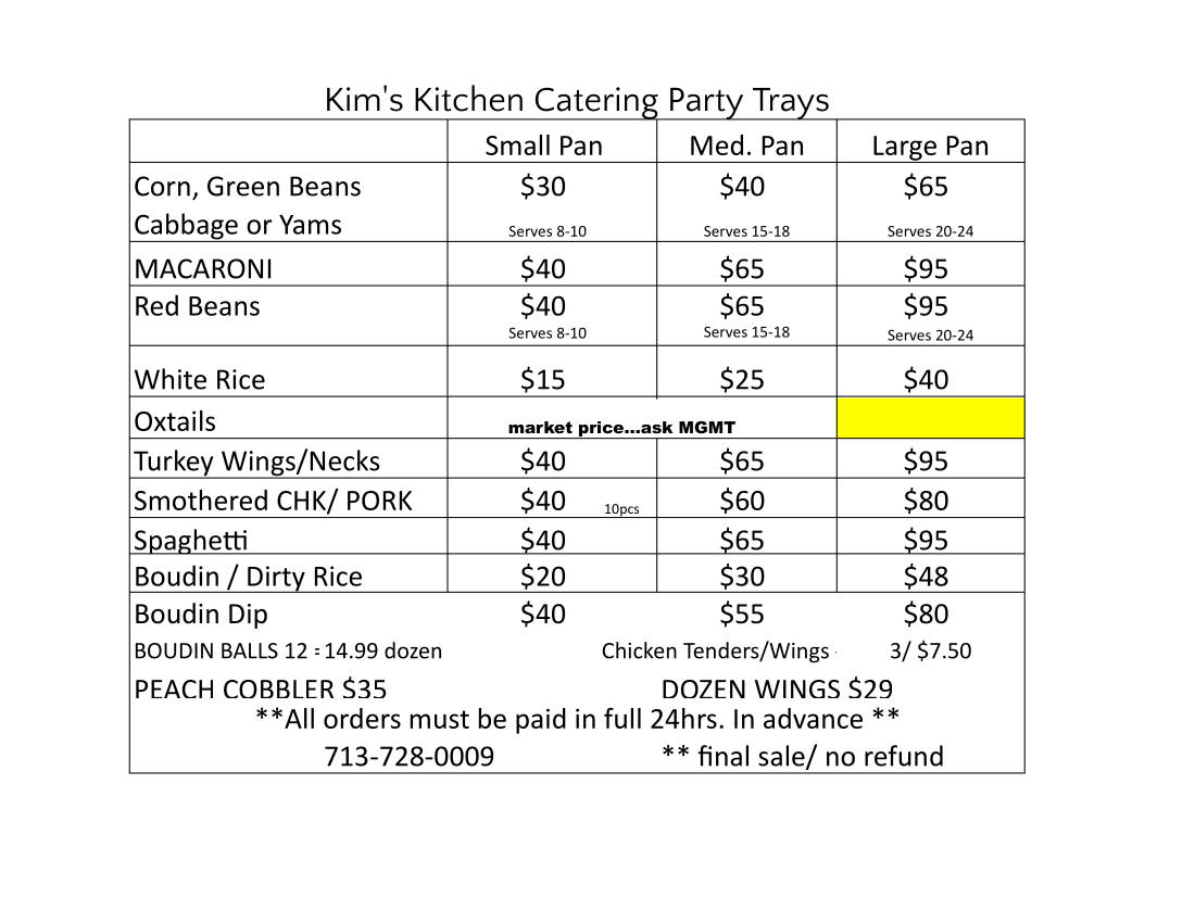 Kim’s Kitchen | Pyburn's Foods